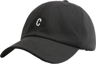 Holibanna Casquette De Baseball Coton avec Lettre c Cousue pour Homme Femme &Eacute;tudiant Unique Noir