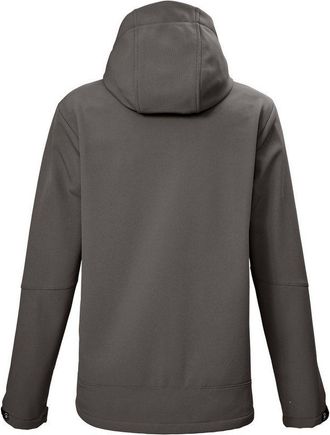 Killtec Softshelljacke KOS 482 MN SFTSHLL JCKT Wasserabweisende Herren Softshelljacke mit regulierbarer Kapuze