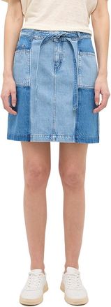Mustang Jeans Style Foley Denim Skirt, Jupe Femme, Mittelblau 411