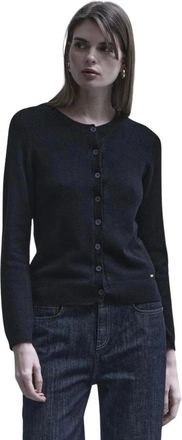 Kaos Kaos, Femme, Pulls, Noir, Taille: 38 FR Cardigan