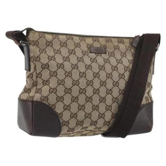 Gucci Pre-owned Vintage GG Canvas Schultertasche - - Pre-owned - Damen - Braun - ONE SIZE