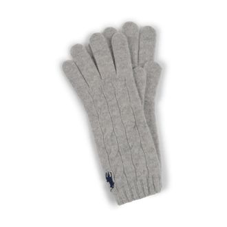 Polo Ralph Lauren Gants en Cachemire WL Style - Femme - Accessoires - Gris - Taille: ONE Size