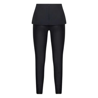 Diesel Pantalon slim - Femme - Pantalons - Noir - Taille: 34 FR