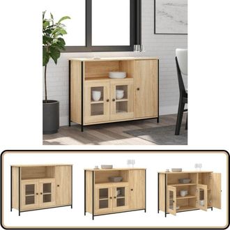 vidaXL Vidaxl - Buffet chêne sonoma 100x35x75 cm bois dingénierie - Buffet - Armoire De Rangement - Meuble De Salon - Mobilier Moderne - Commode