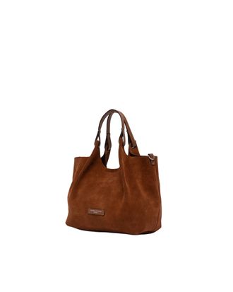 Gianni Chiarini Womens Leather Handbag Dua Cognac Handbags Hand Bags