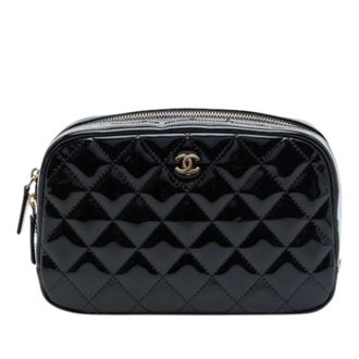 Chanel Pre-owned Pochette matelass&eacute;e - Femme - Pre-owned - Noir - Taille: ONE Size