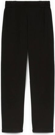 Fiorella Rubino Femme, Pantalons, Noir, Taille: 44 FR Pantalon Jogger en maille Milano