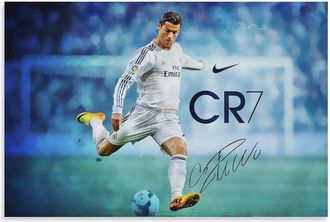 Generic Fußball-Poster Cristiano Ronaldo (8) Poster, Kunstdruck, Wand-Foto, Malposter zum Aufhängen, Familiendekoration, 40 x 60 cm