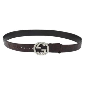 Gucci Pre-owned Vintage G&uuml;rtel - - Pre-owned - Damen - Braun - ONE SIZE