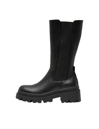 Only ONLDOJA-5 PU LONG BOOT, Bottes, Black