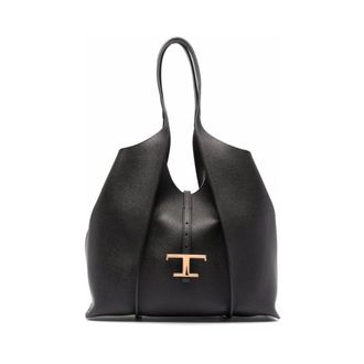 Tod's Medium T Timeless Einkaufstasche - - Bags - Damen - Schwarzk - ONE SIZE
