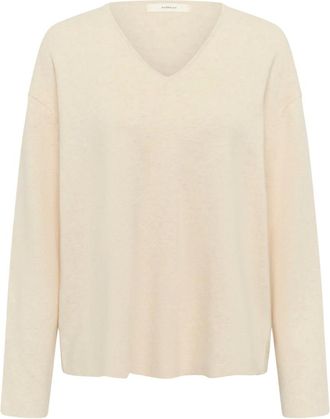 Inwear Pull col V Tilda - Femme - Pulls - Beige - Taille: 42 FR