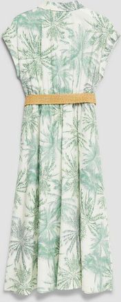 s.Oliver Midikleid Kleid Midikleid aus Leinennix mit G&uuml;rtel