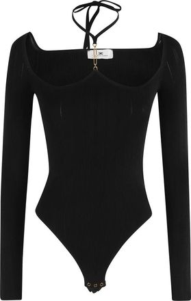 Elisabetta Franchi Damen, Oberteile, Schwarzk, SGröße