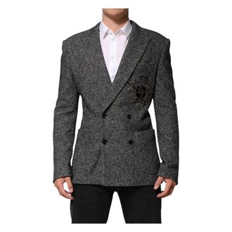 Dolce & Gabbana Eleganter Sakko-Anzug - - Jackets - Herren - Grau - M