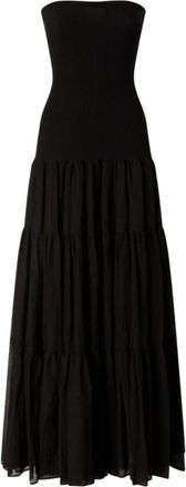 Pinko Pinko, Femme, Robes, Noir, Taille: 40 FR Baveno Maxi Dress