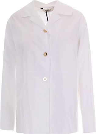 Max Mara Femme, Blouses et Chemises, Blanc, Taille: 38 FR Gentile Jacket