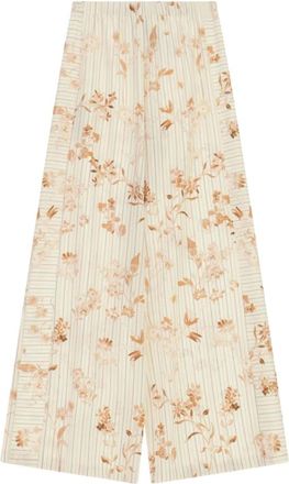 Imperial Pantalone Palazzo Fantasia - - Trousers - Damen - Mehrfarbig - M