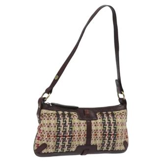 Burberry Pre-owned Laine sacs-ports-paule - Femme - Pre-owned - Beige - Taille: ONE Size