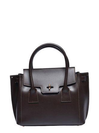 Isabella Rhea Kastanienbraun Rindsledertasche