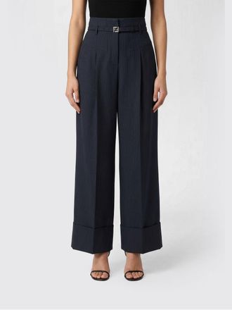 Fendi Pantalon FENDI Femme couleur Bleu