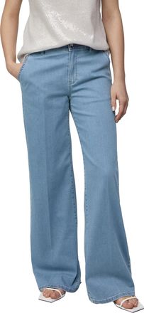 Comma Elastische Wide-Leg-Jeans im Loose Fit