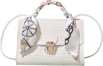 Generico Petit sac à bandoulière - Sac à bandoulière carré, sac avec poignée pour femme | Élégant sac de fête en cuir PU facile à transporter pour les voyages,