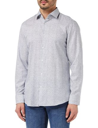 HUGO BOSS Herren Kenno Shirt, Light/Pastel Blue459, 44 EU