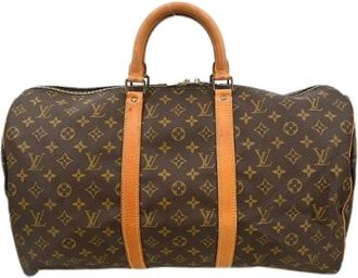Louis Vuitton unisex, Pre-owned, Brun, Taille: ONE Size Sac Week-End en Toile Pre-owned