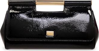 Dolce & Gabbana Femme, Sacs, Noir, Taille: ONE Size Sicily Large Handbag