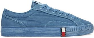 Tommy Jeans Sneakers aus Stoff Archive Vulc Y2K Washed Canvas EN0EN02957 Blau