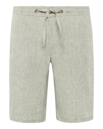 Tom Rusborg Sommerliche Leinenshorts mit Kordelzug in