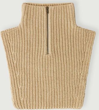 SOEUR COL WOOL BEIGE
