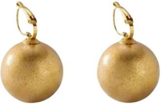 Dansk Copenhagen Signe Waterproof 18K Gold Plating Statement French Clip - Sanded Stainless Steel - - Accessories - Damen - Gelb - ONE SIZE