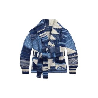 Polo Ralph Lauren Cardigan Intarsia Patchwork - Femme - Pulls - Multicolore - Taille: 36 FR