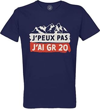 Fabulous T-Shirt Homme Col Rond Coton Bio JPeux Pas JAi GR 20 Randonnée France Corse Montagne