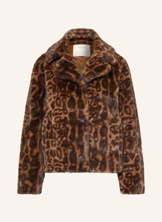 Yerse Yerse Kunstfell-Jacke twiggy45 braun