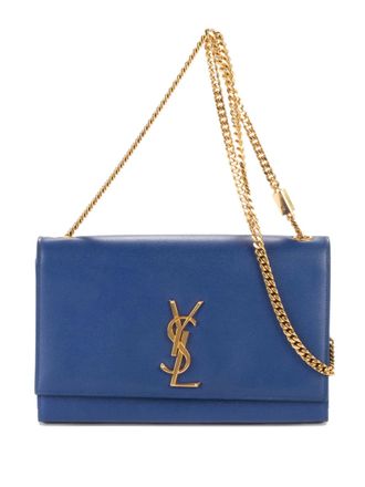 Saint Laurent sac port&eacute; &eacute;paule Kate m&eacute;dium - Bleu
