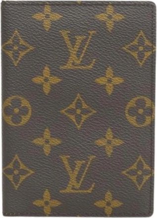 Louis Vuitton Pre-owned Passport cover - Femme - Pre-owned - Brun - Taille: ONE Size