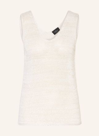 s.Oliver Black Label S.Oliver Black Label Stricktop Mit Glitzergarn weiss