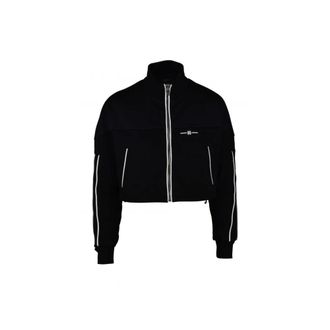 Amiri Femme, Sweatshirts et sweats &agrave; capuche, Noir, Taille: 36 FR Veste Courte