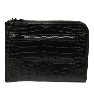 Saint Laurent Pre-owned Leder clutches - - Pre-owned - Damen - Schwarzk - ONE SIZE
