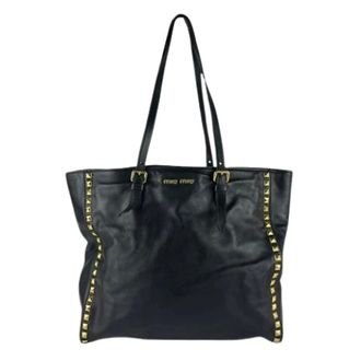 Miu Miu Sac port&eacute; &eacute;paule Pre-owned - Femme - Pre-owned - Noir - Taille: ONE Size