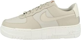 Nike Nike Femme Air Force 1 Pixel Chaussure de Gymnastique, lt Stone/lt Bone-Summit White-Pale Coral-Summit White, 41 EU