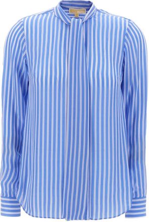 Michael Kors Femme, Blouses et Chemises, Bleu, Taille: 42 FR Striped Blouse
