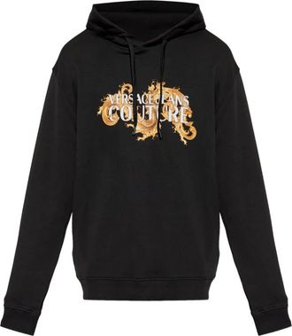 Versace Jeans Couture Homme, Sweatshirts et sweats &agrave; capuche, Noir, Taille: L SweaT-shirt avec logo