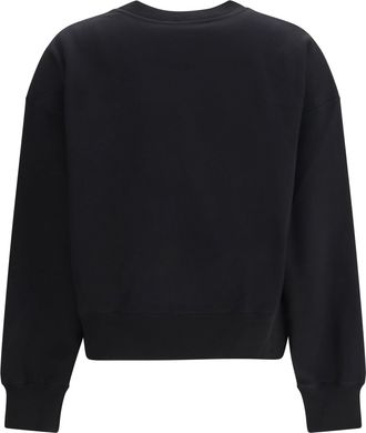 Gucci Horsebit-Embroidered Brushed Cotton Sweatshirt - Black