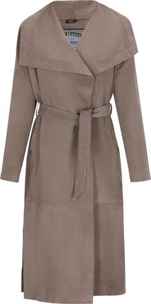 Dreimaster Dreimaster Mantel Frauen taupe grau