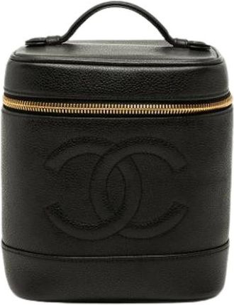 Chanel Sac Vanity Pre-owned - Femme - Pre-owned - Noir - Taille: ONE Size