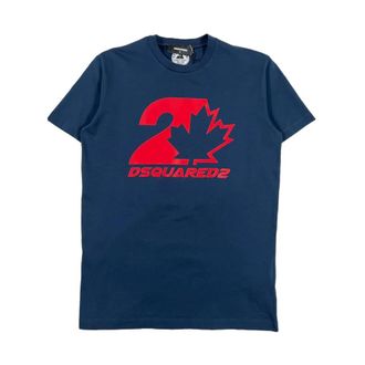 Dsquared2 Cotton T-Shirt - - Tops - Herren - Blau - XL